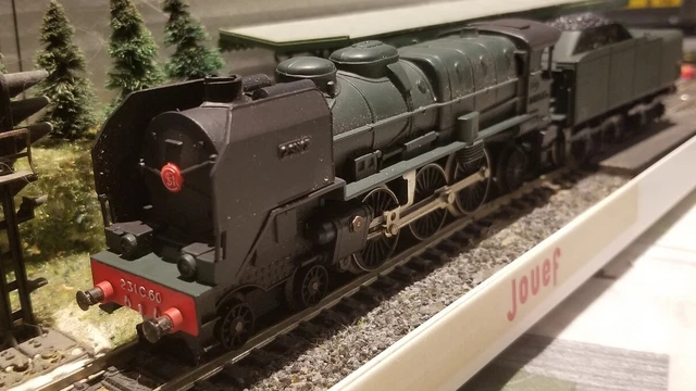 JOUEF LOCOMOTIVE VAPEUR 231C vintage, TBE, moteur dans le tender, boite ...