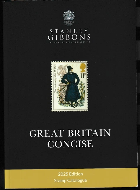 STANLEY GIBBONS GREAT Britain Concise Stamp Catalogue 2025. Price new £ ...