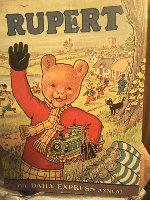 RUPERT THE BEAR Annual 1976 The Daily Express Vintage Book With Games ...