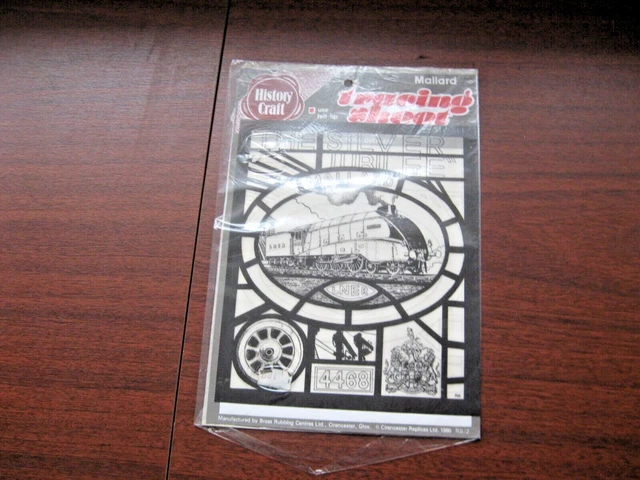HISTORY CRAFT SOUTHERN railway locomotive LNER MALLARD tracing sheet £1 ...