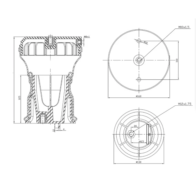IVECO DAILY AIR spring bellows air spring air suspension, rear £128.34 ...