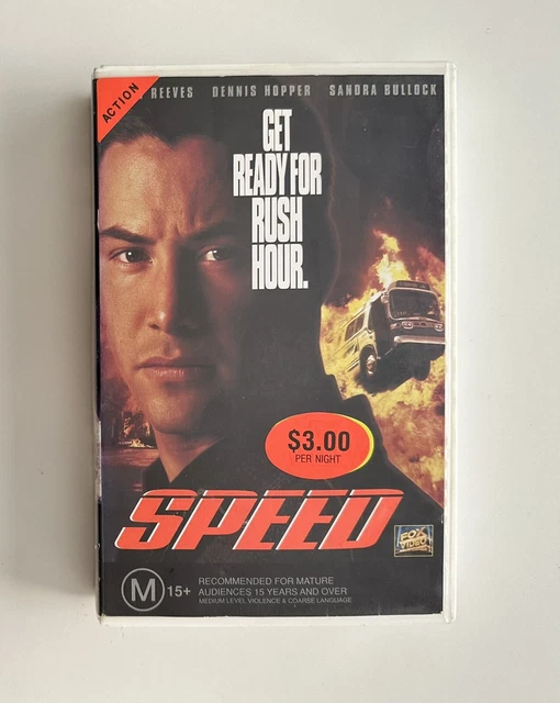 SPEED [VHS] FOX Video Big Box Ex-Rental Tape Keanu Reeves Action 1994 ...