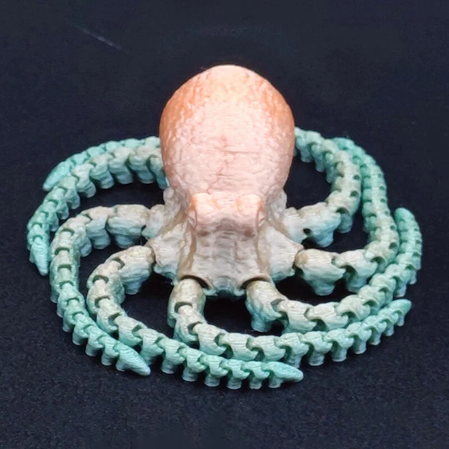 3D PRINTED OCTOPUS 3D Printed Horse 3D Printed Animal Home Office ...