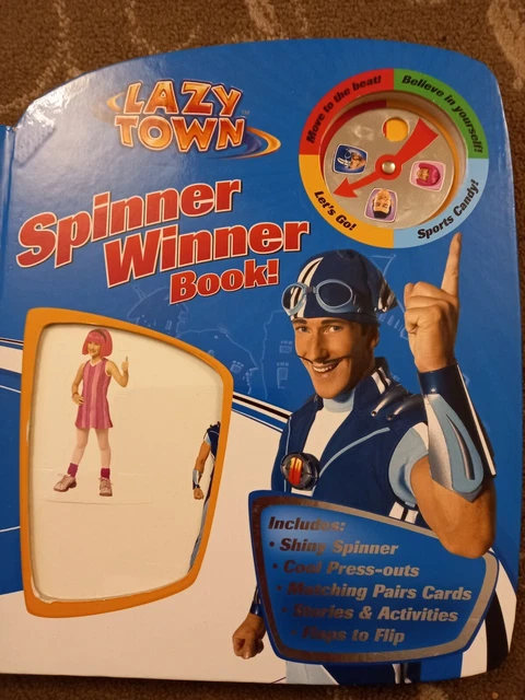 LAZY TOWN SPINNER Winner Book Kids £9.99 - PicClick UK