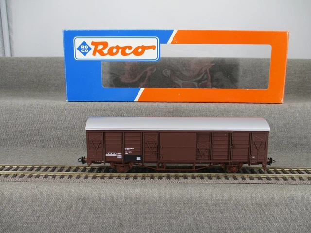ROCO SPUR H0 46415 Gedeckter Güterwagen der ÖBB in OVP EUR 15,90 ...