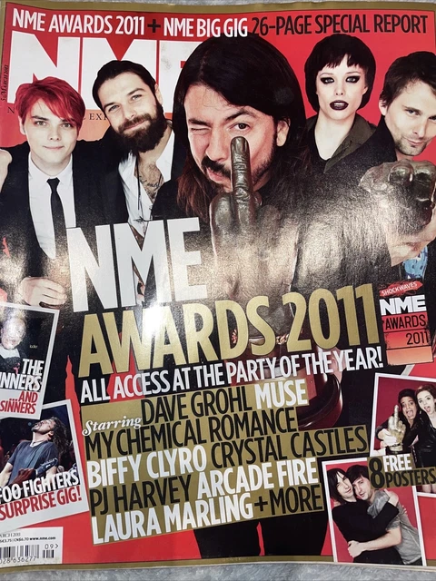 NME MAGAZINE DAVE Grohl Muse My Chemical Romance 5 March 2011 £1.50 ...