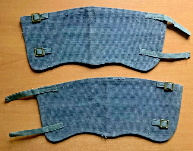 ORIGINAL WWII BRITISH Raf 37 Pattern Webbing Gaiters, Size 3, Grade 1 £ ...
