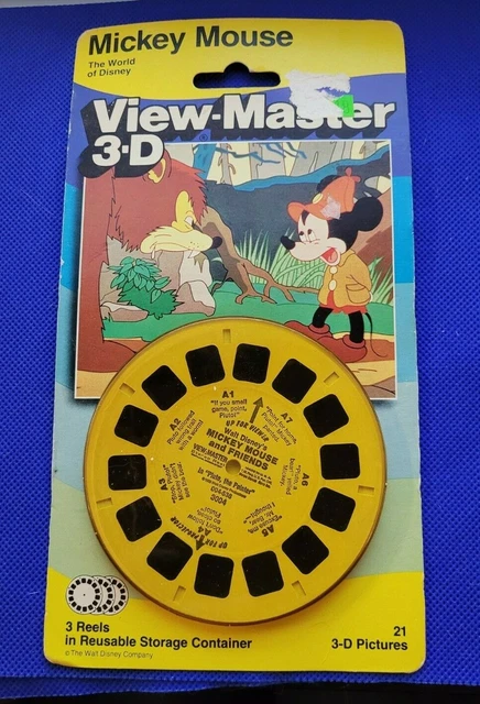 DISNEY DISNEY'S MICKEY Mouse Cartoons Cartoon view-master 3 Reels ...