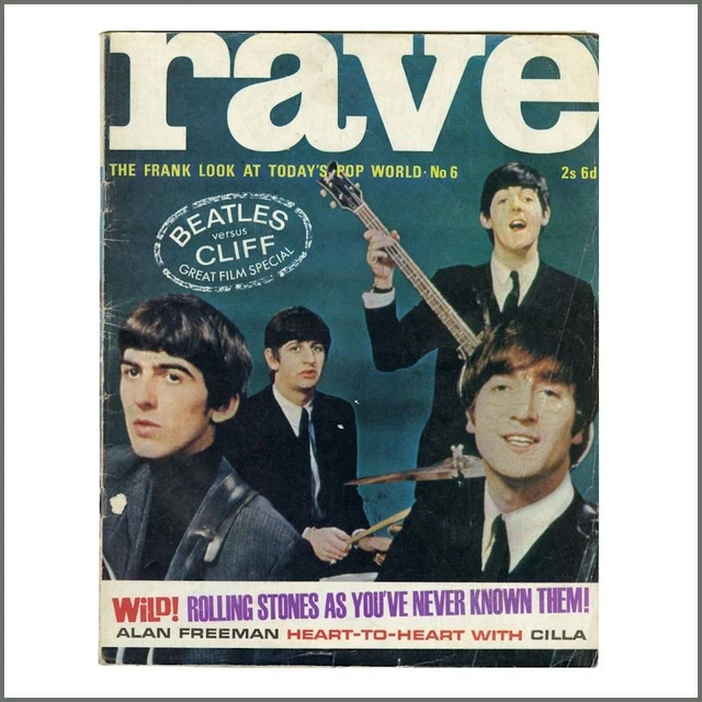 RAVE MAGAZINE JULY 1964 Beatles Cover (UK) £34.50 - PicClick UK