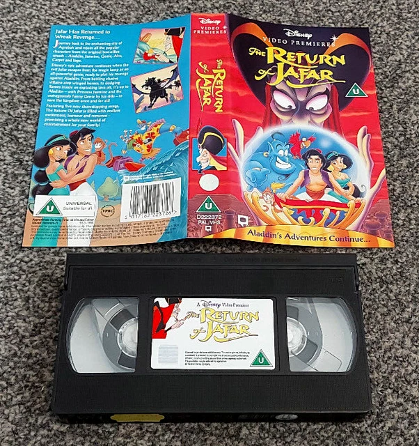 DISNEY THE RETURN Of Jafar C4 Sleeve & Tape Only Pal Vhs Video Kids ...