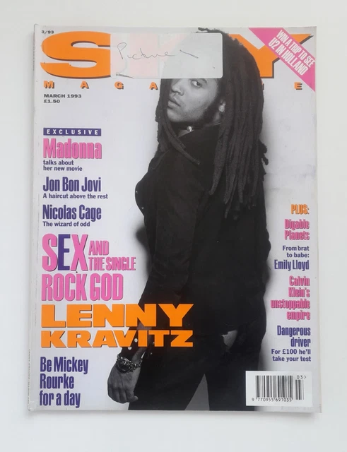 LENNY KRAVITZ, MADONNA, Jon Bon Jovi, Sky Magazine, März 1993 EUR 29,71 ...
