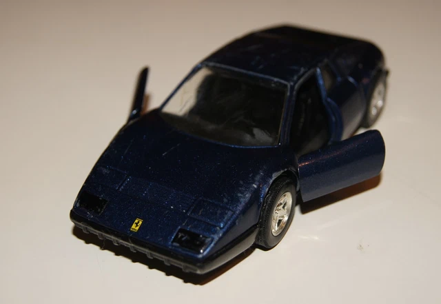 VINTAGE BLUE FERRARI 1973 365 GT4 BB Scale 1:38 Die Cast Car Model £6. ...