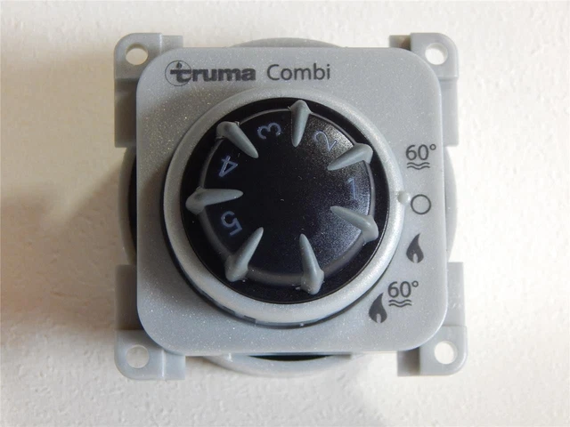 CARAVAN MOTORHOME TRUMA Combi Boiler Wall Switch Control Panel Dial 60 ...