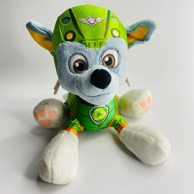 PAW PATROL ROCKY Air Rescue Plush Soft Toy Nickelodeon Spin Master 20cm ...