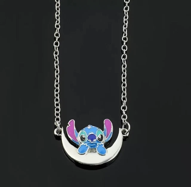 DISNEY STITCH NECKLACE Lilo and Stitch Girls Costume Jewellery Charm UK ...