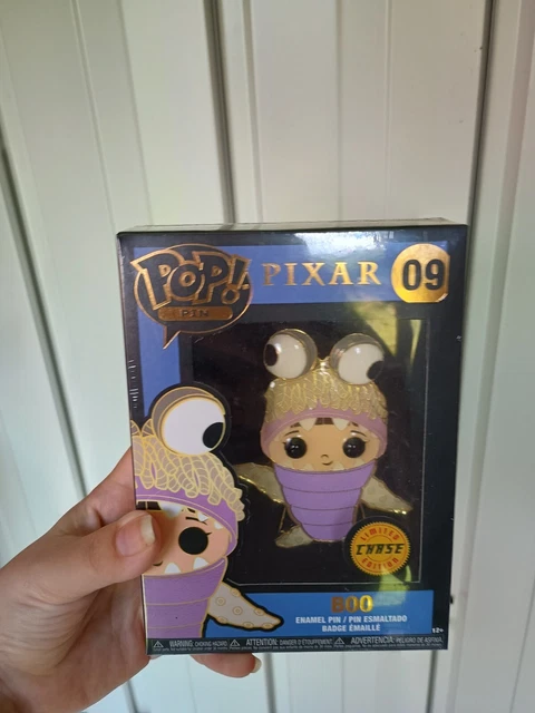 FUNKO DISNEY PIXAR Monsters Inc Boo Limited Edition Chase Pop Pin Badge ...