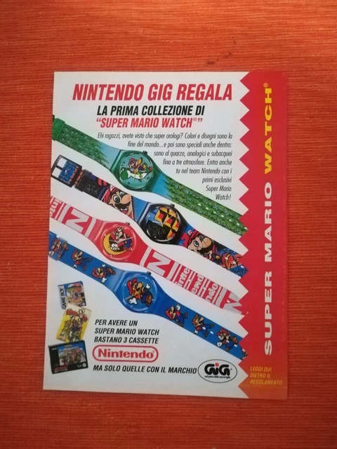 PUBBLICITA' ORIGINALE-ADVERTISING VIDEO GAMES SUPER MARIO "NINTENDO ...