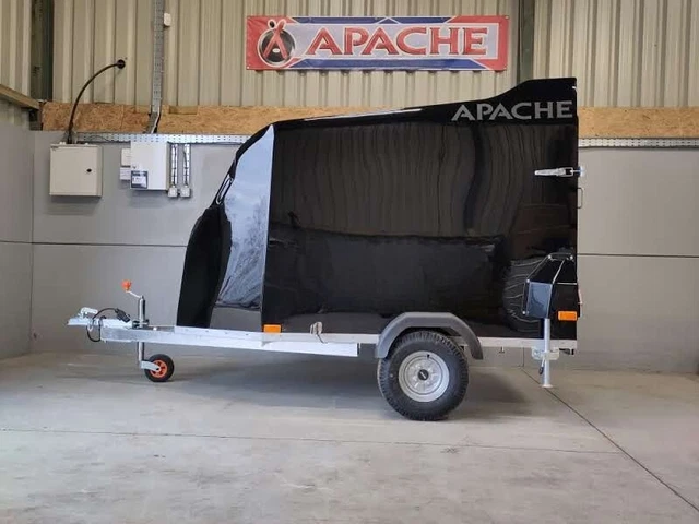 6X4 APACHE 6X4 Box Van Trailer 6x4 with rear ramp, 6X4 BOX VAN TRAILER ...