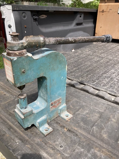 ROPER WHITNEY (POPE Brace) 20 Ton Bench Top Punch Sheet Metal ...