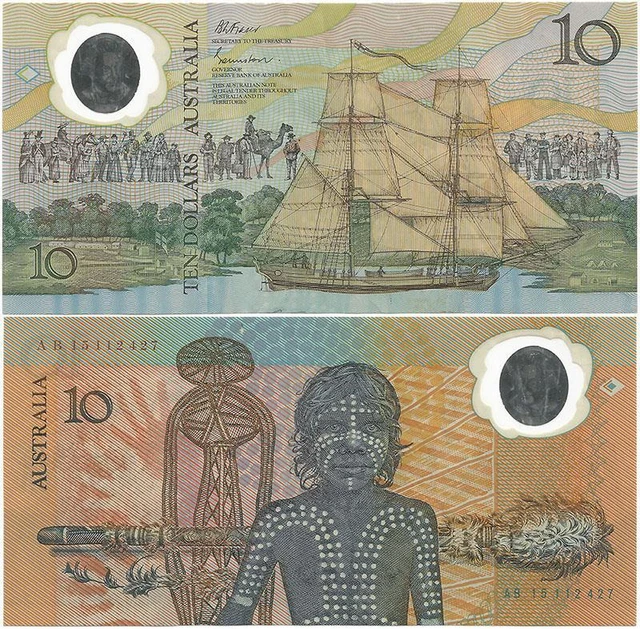 1988 ONLY AUSTRALIA $10 BICENTENNIAL COMMEMORATIVE The 1st POLYMER ...