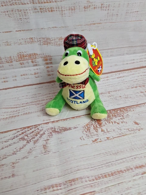 SCOTLAND INNES and Cromb Nessie Plush 7" Doll Scottish Hat Scarf toy £9 ...