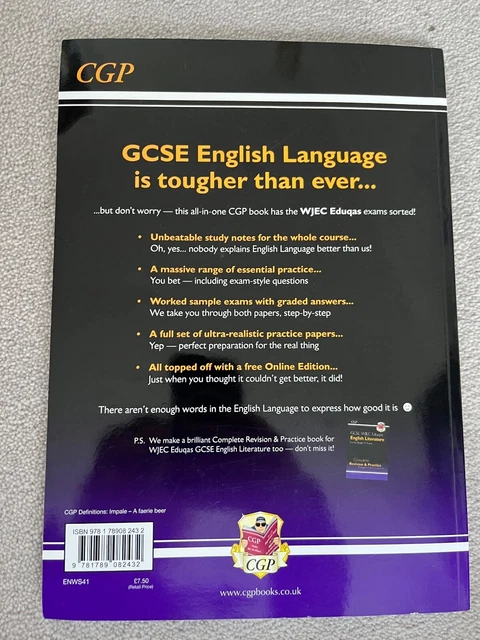 GCSE WJEC EDUQAS English Language Complete Revision & Practice (+online ...