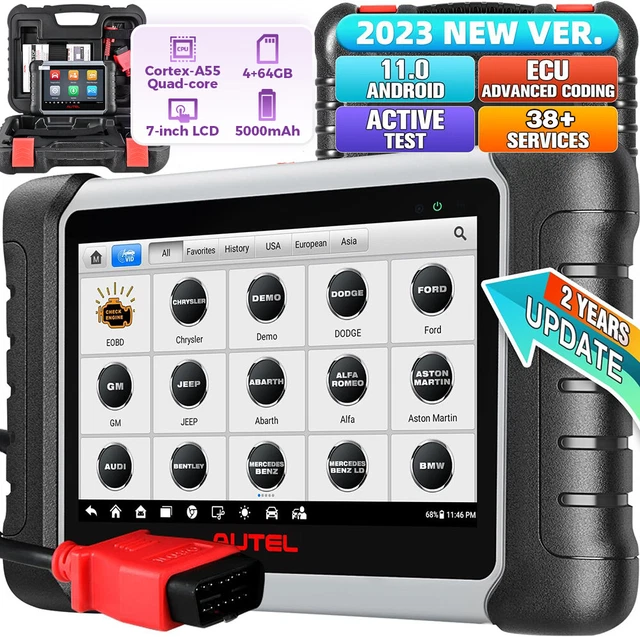 APPARECCHIO DIAGNOSTICO PROFESSIONALE Autel MaxiPRO MP808S MS906 PRO ...