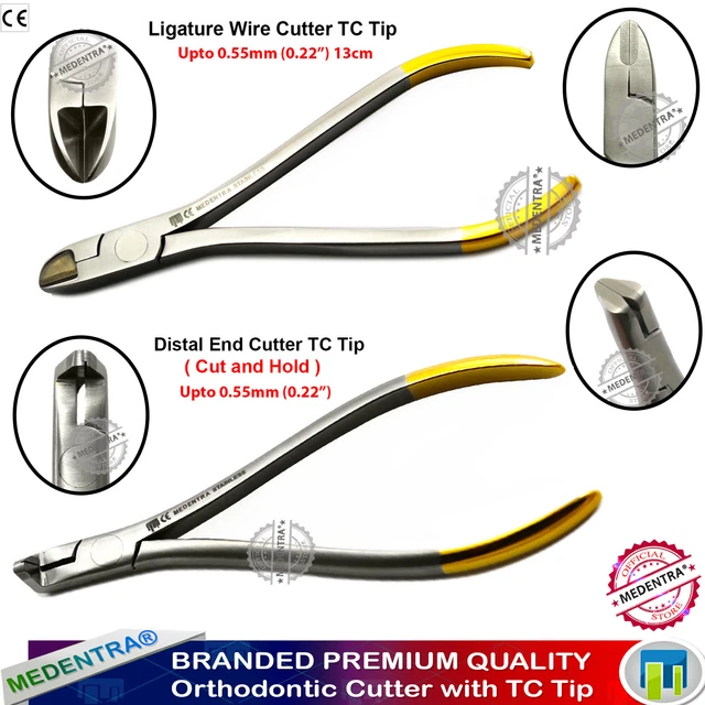MEDENTRA® ORTHODONTIC LIGATURE Cutters Distal End Soft Wire Cutting ...