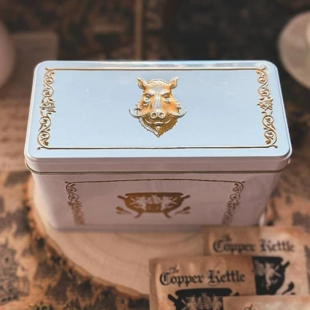 WIZARDING TRUNK HARRY Potter Copper Kettle Tea Tin Box NIP £15.93 ...