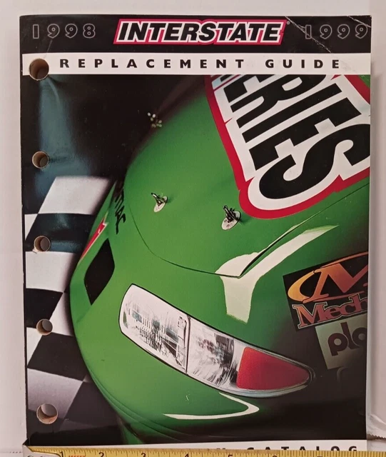ANCIEN GUIDE DE remplacement et catalogue de piles Interstate 1998-1999 ...