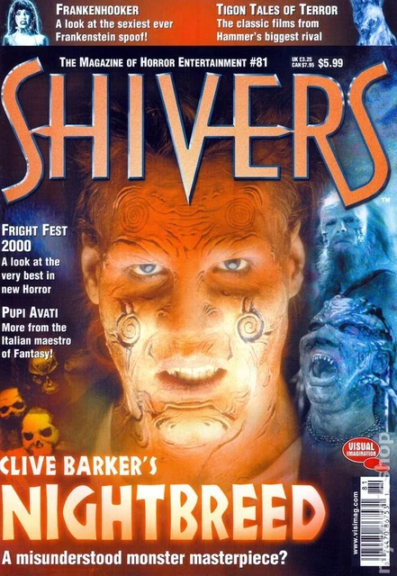 SHIVERS MAGAZINE #81 VG 2000 Stock Image Low Grade £3.73 - PicClick UK