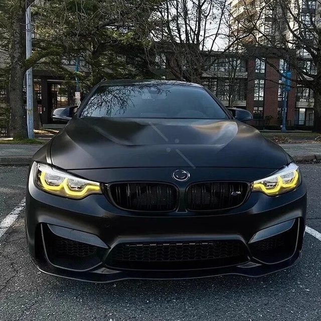 BMW M3/M4/4 SERIES CSL Yellow DRL LED Headlights F80/F82/F83/F32/F33 ...
