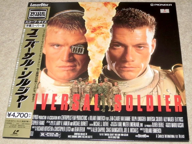 VAN DAMME UNIVERSAL SOLDIER Dolph Lundgren JAPAN LASERDISC LD NTSC Japanese 1992 £17.99 ...