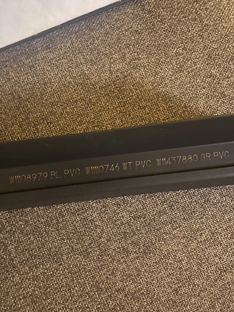 NEW WHIRLPOOL DISHWASHER Genuine KickPlate/Access Panel Black W11108979 ...