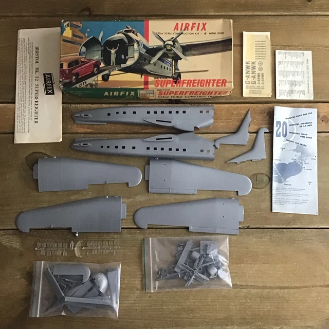 VINTAGE AIRFIX 1/72 Scale Bristol Superfreighter 18" Wing Model Kit ...