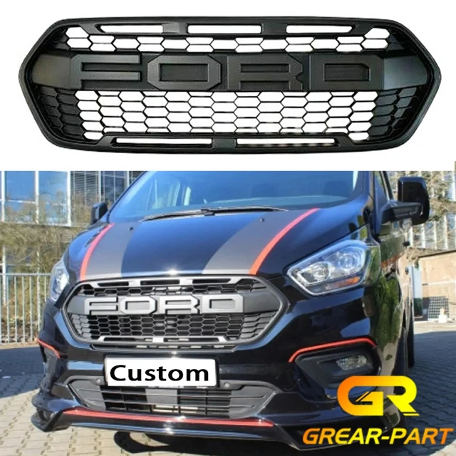 GRILL FOR 2018-2023 Ford Transit Custom Grille Raptor Style Upgrade ...