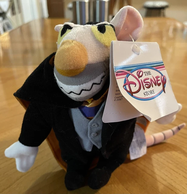 DISNEY STORE MINI Bean Bag Stuffed Plush Toy Great Mouse Detective ...