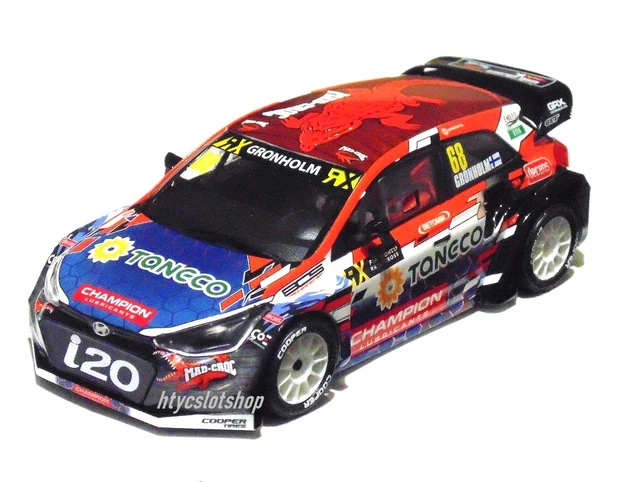 SCALEXTRIC HYUNDAI I20 RX #68 Niclas Gronholm Rallycross 2020 SCX ...