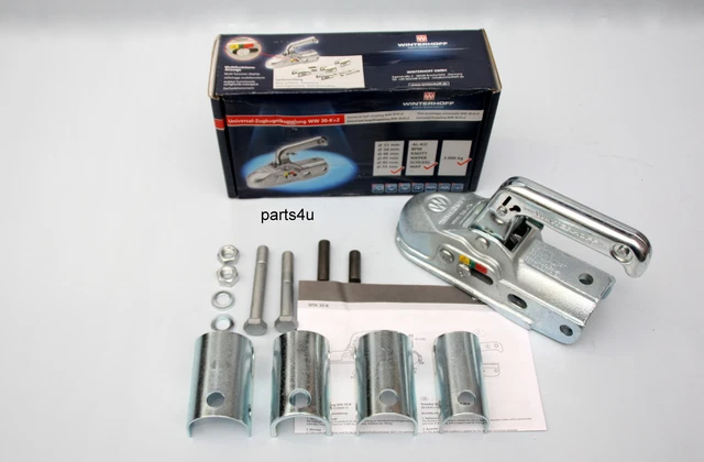 WINTERHOFF KUPPLUNG WW30 K+Z 3000kg Kugelkupplung Zugmaul Anhänger PKW ...