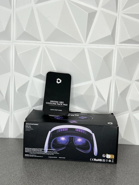 DESTEK COOLING FACE Pad Meta/Oculus Quest 3 – Comes 2PCS Ice Silk RRP £ ...