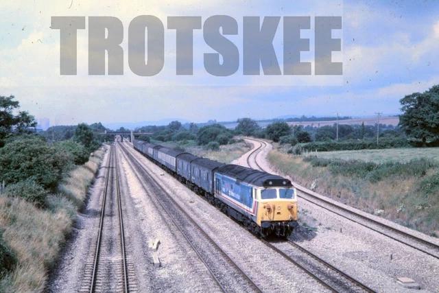 35MM SLIDE BR British Rail Diesel Loco Class 50 50002 Bishton 1987 ...
