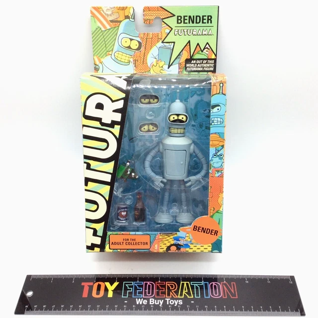 FIGURINE ARTICULÉE FUTURAMA Toynami BENDER - Boîte ouverte EUR 221,10 ...