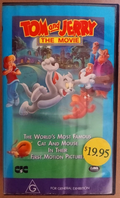 TOM AND JERRY The Movie VHS video cassette PAL 1992 Turner Pictures ...