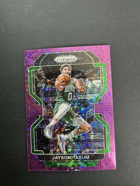 JAYSON TATUM 2021-22 Prizm violet Fast Break Disco /75 #13 Boston ...