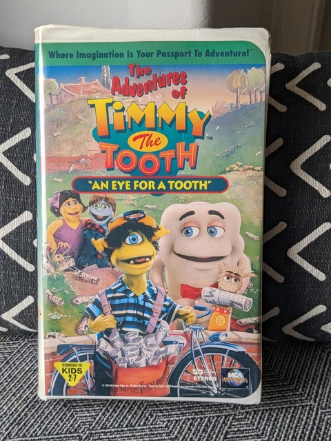 THE ADVENTURES OF Timmy The Tooth "Malibu Timmy" (1994, VHS, Clamshell ...