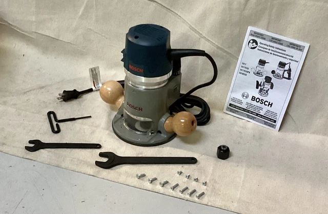 BOSCH 1617EVS ROUTER Mid-Size Fixed Base 2.25 HP Variable Speed 25,000 ...