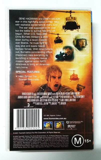 &BEHIND ENEMY LINES& Owen Wilson Gene Hackman Action/Military/War Movie ...