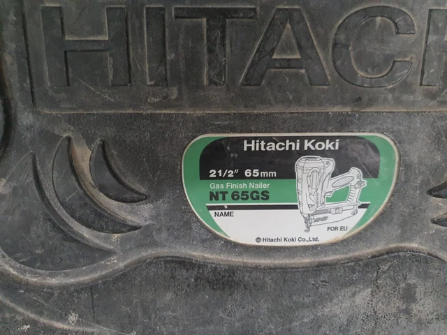 HIKOKI,HITACHI NT 65GS Cordless Second fix Nail gun, Battery, Charger ...