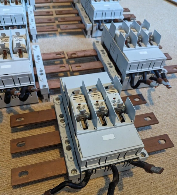 WOHNER TRIPLE-POLE NH00 fuse switch disconnector 125A 500V £700.00 ...