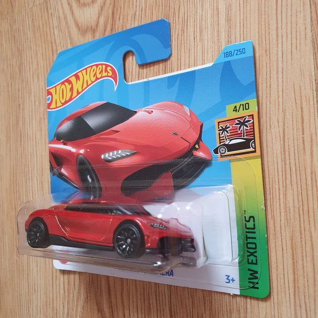 HOT WHEELS KOENIGGSEGG Gemera 1:64 Diecast Model Car New HW Exotics Red ...
